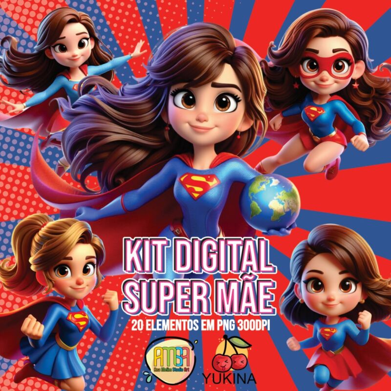 KIT DIGITAL SUPER MÃE Ai - Drive da Cris