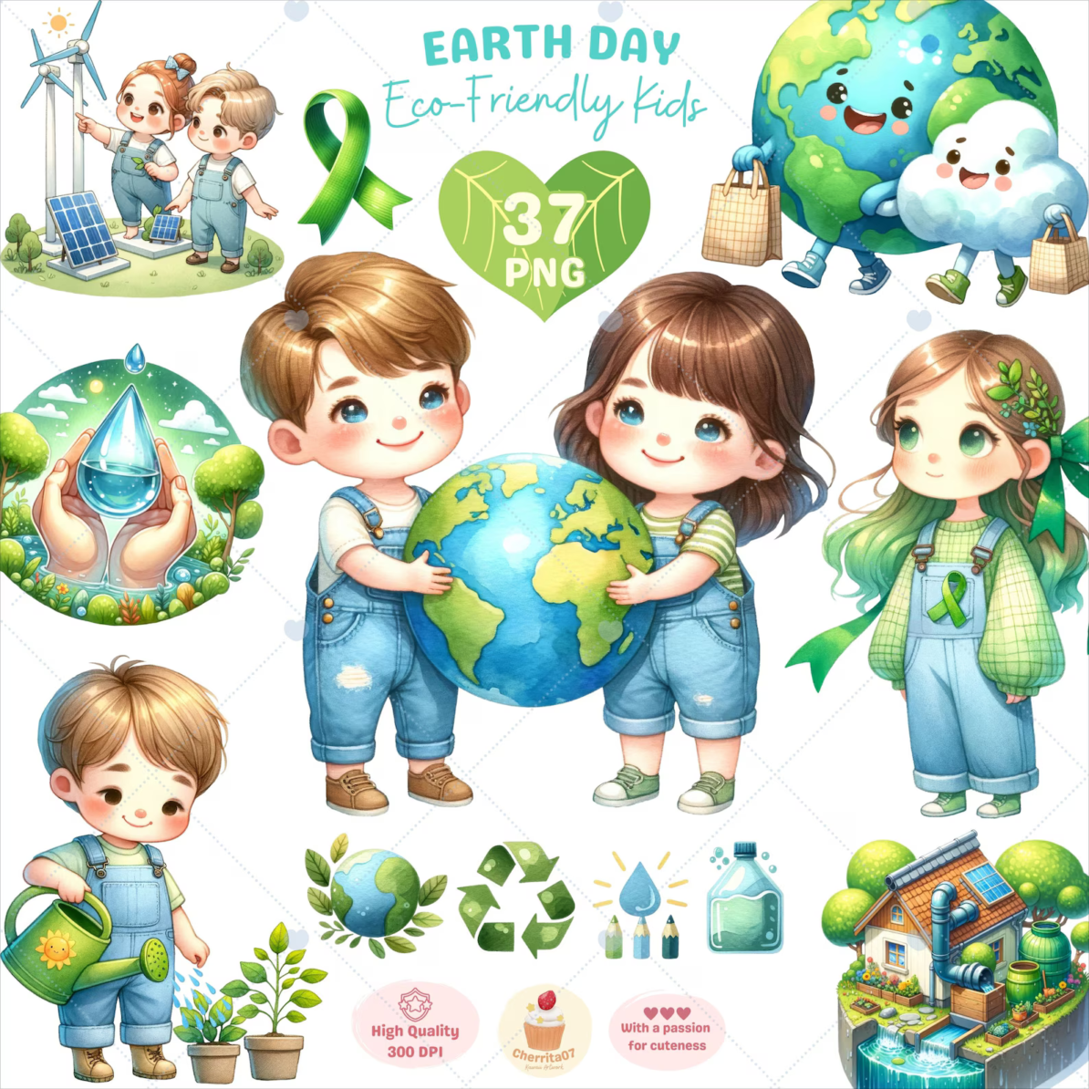 Kit Digital – Earth Day – Etsy - Drive da Cris