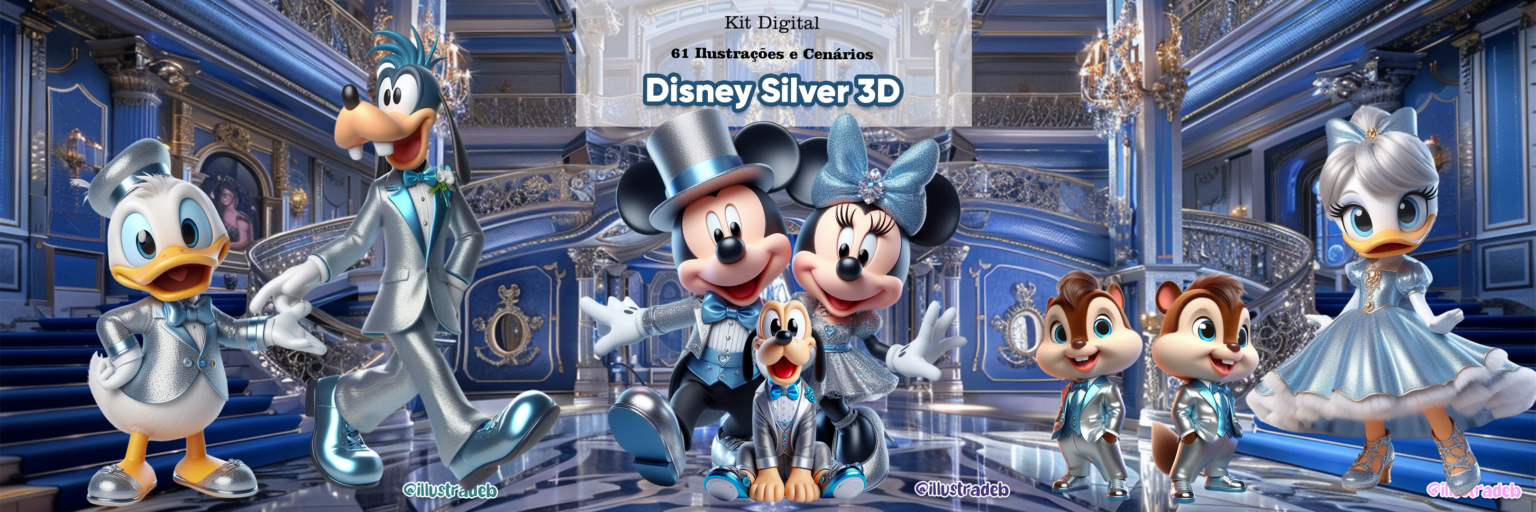 Kit Digital – Disney Silver 3D - Drive da Cris