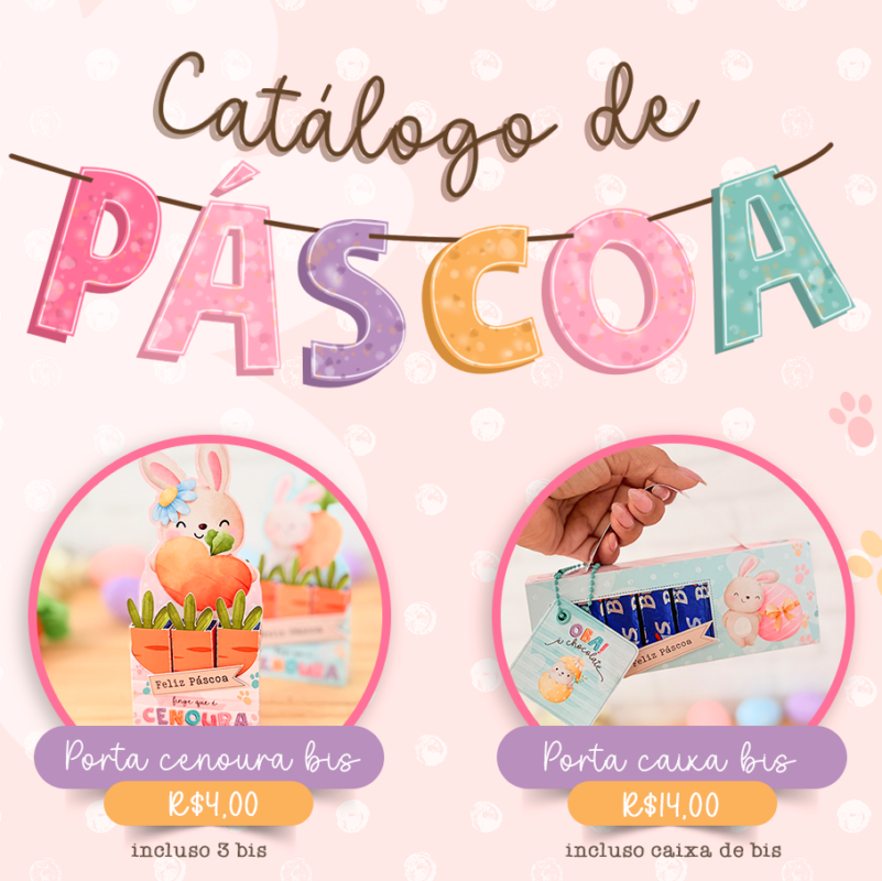 COLETIVA COMPLETA PÁSCOA 2025 + Catálogo + Papeis Digitais - Drive da Cris
