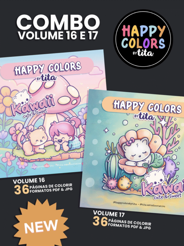 Happy Colors – Volume 16 & 17 – Kawaii - Drive da Cris