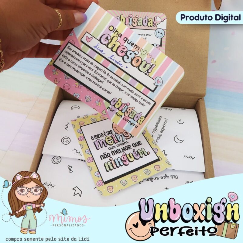 ARQUIVO DIGITAL – Unboxing Perfeito - Drive da Cris