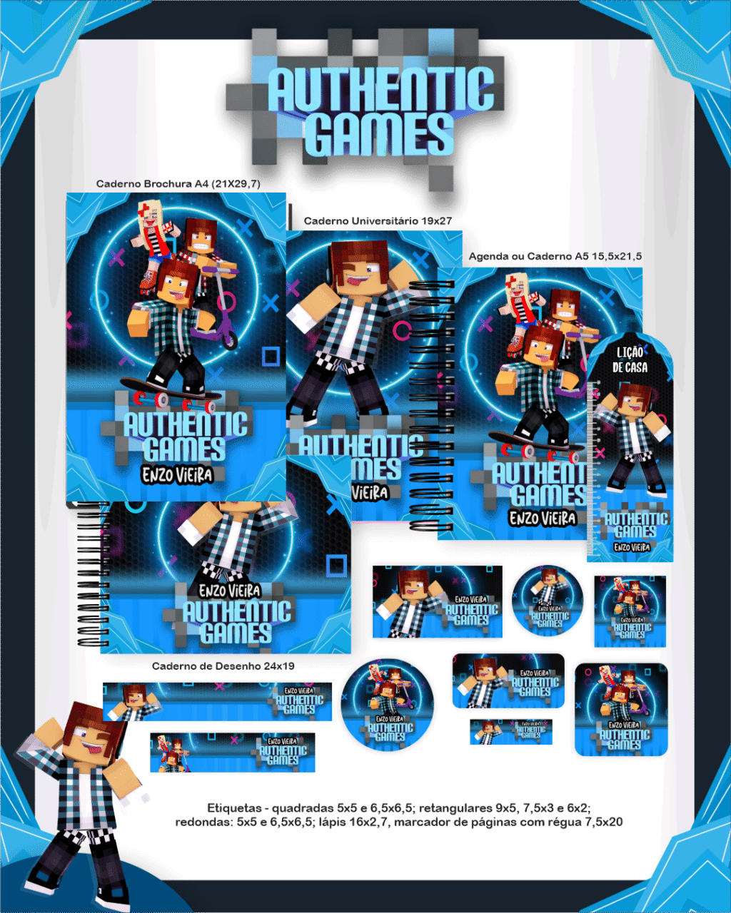 Volta as Aulas – Escolar AUTHENTIC GAMES - Drive da Cris
