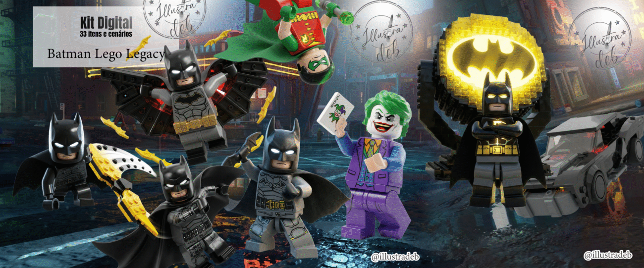 Kit Digital Batman - Drive da Cris