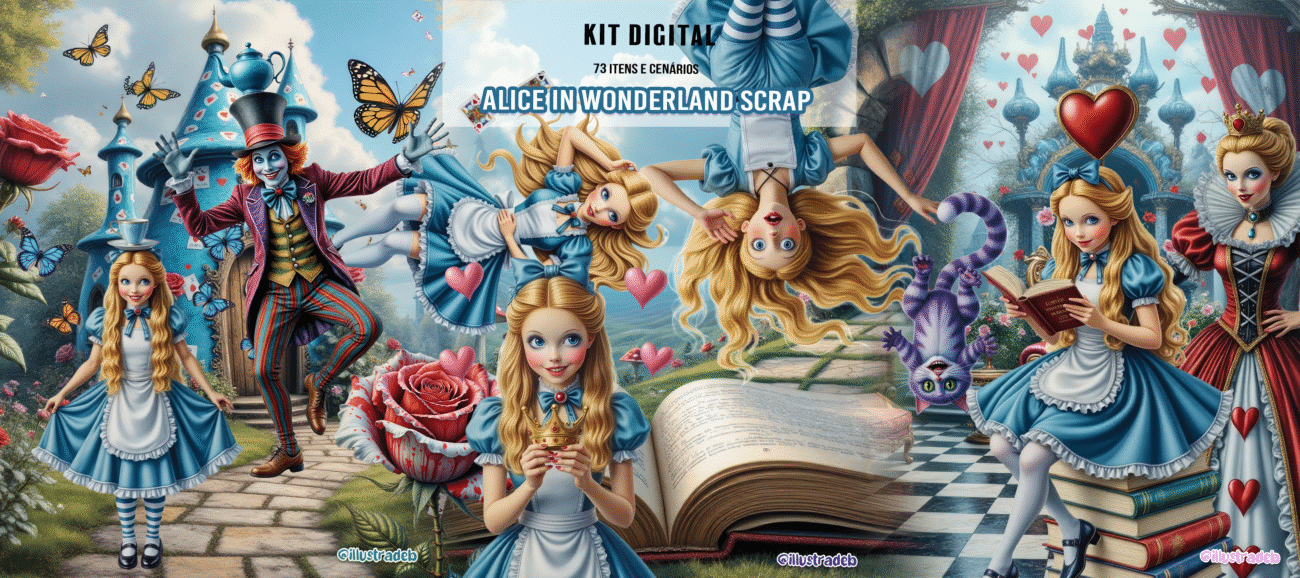 Kit Digital Alice - Drive da Cris