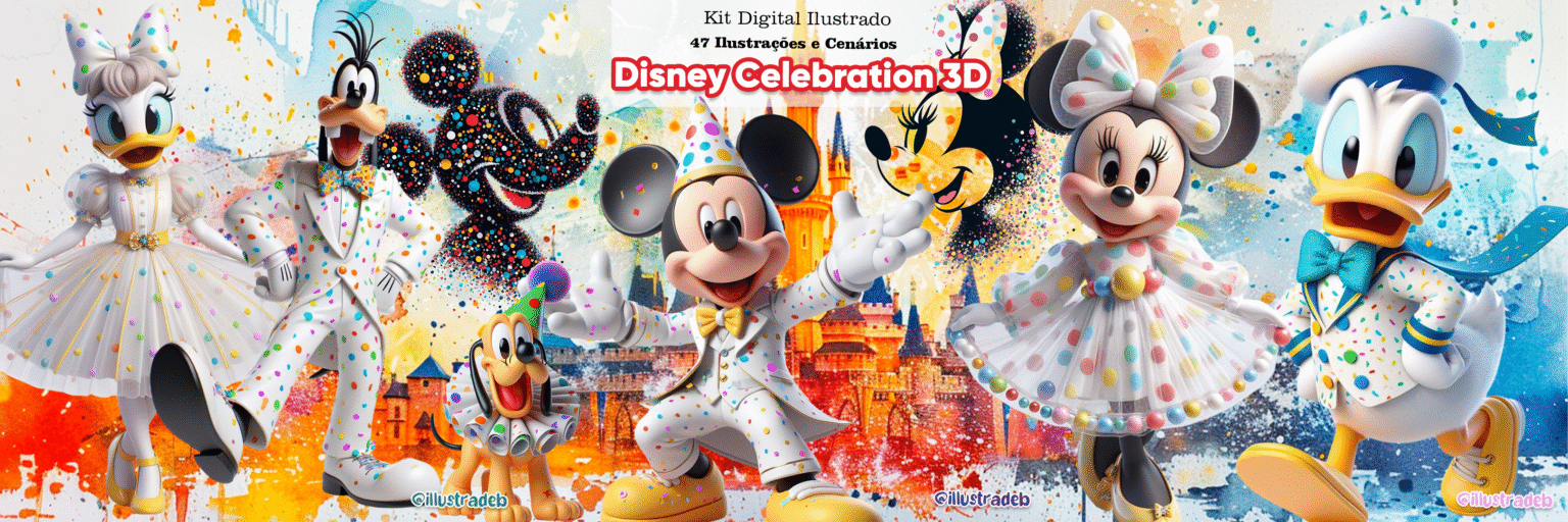 Kit Digital Disney Celebration - Drive da Cris