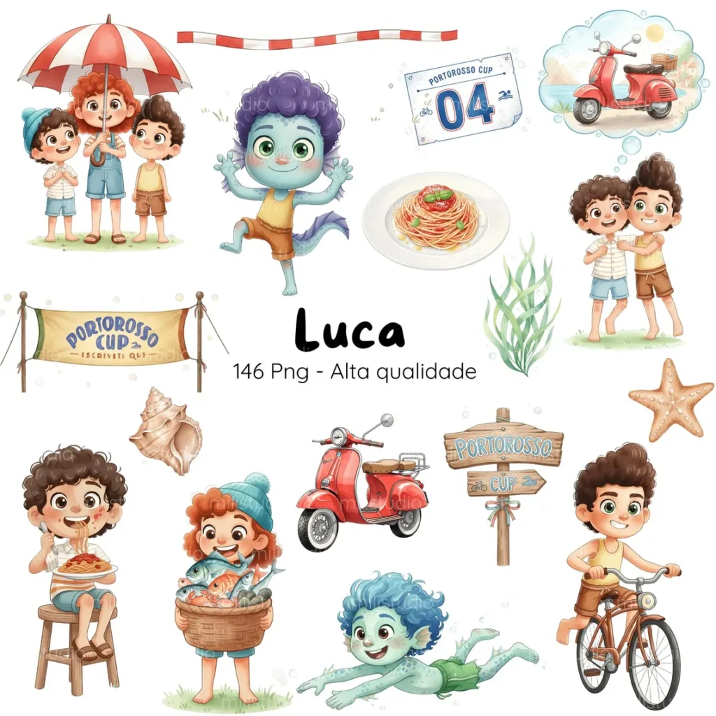 Kit digital Luca Cute - Drive da Cris
