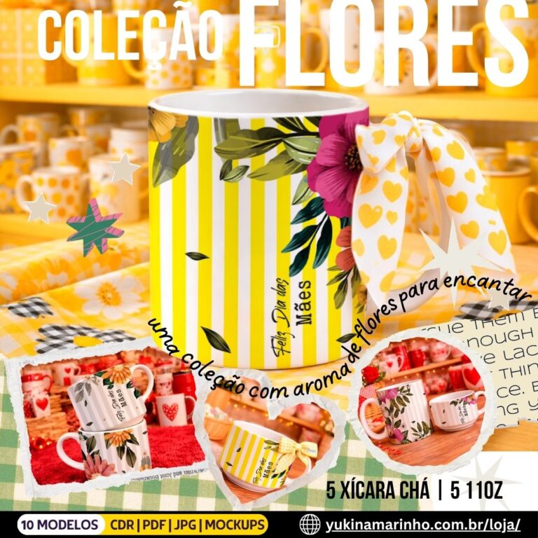 Dia das Mães Floral – Pack 2 - Drive da Cris